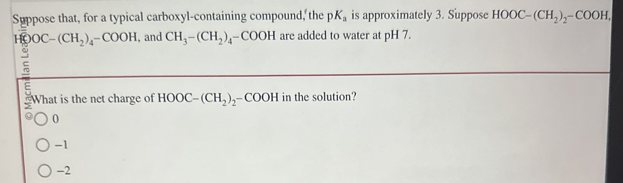 Solved Suppose that, for a typical carboxyl-containing | Chegg.com