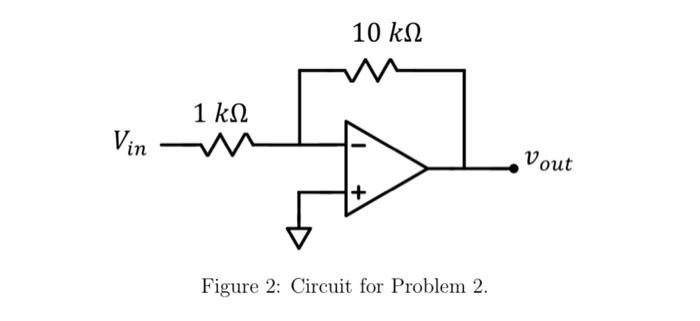 Consider the inverting amplifier circuits shown in | Chegg.com
