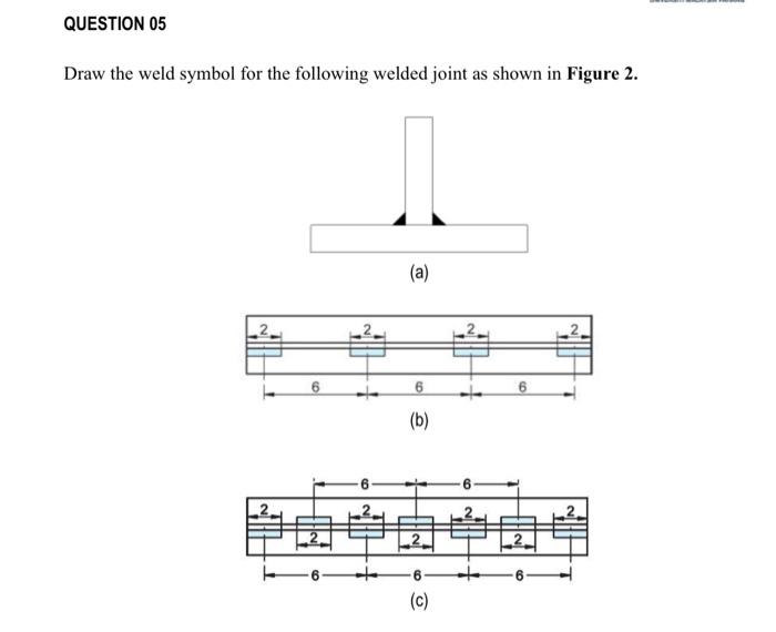 Solved Draw the weld symbol for the following welded joint | Chegg.com