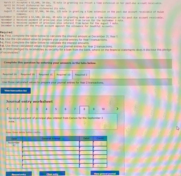 Solved Year 1 Deceaber 16 Accepted a(n)$11,200, 60 -day, sx | Chegg.com