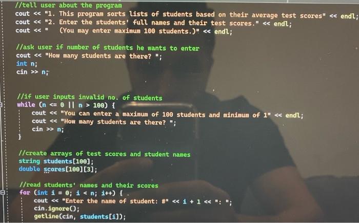 Solved This is the assignm Student Ranking: ent Add a third | Chegg.com