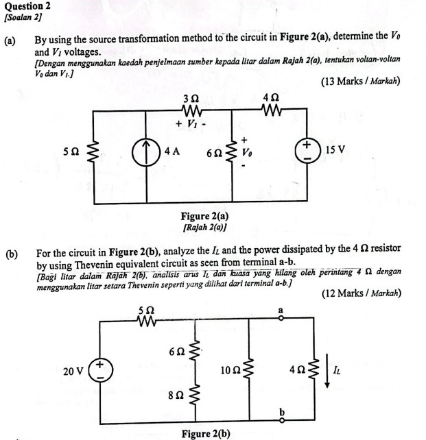 Solved Question 2[Soalan 2](a) ﻿By using the source | Chegg.com