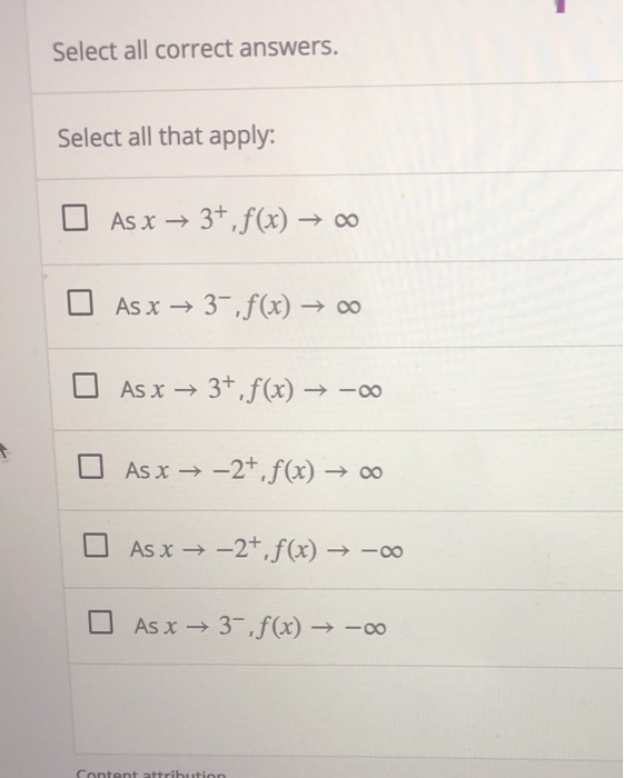 Solved Use Arrow Notation To Describe Local Behavior And End