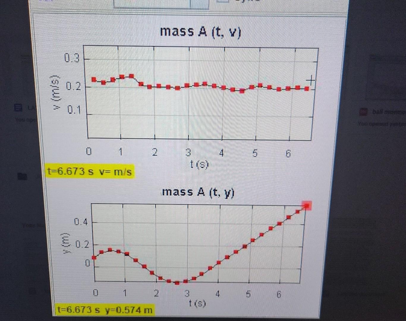 Solved In step 24 you created a velocity (magnitude) vs time | Chegg.com