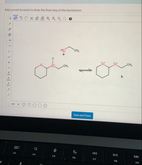Solved Add curved arrow(s) ﻿to draw the final step of the | Chegg.com