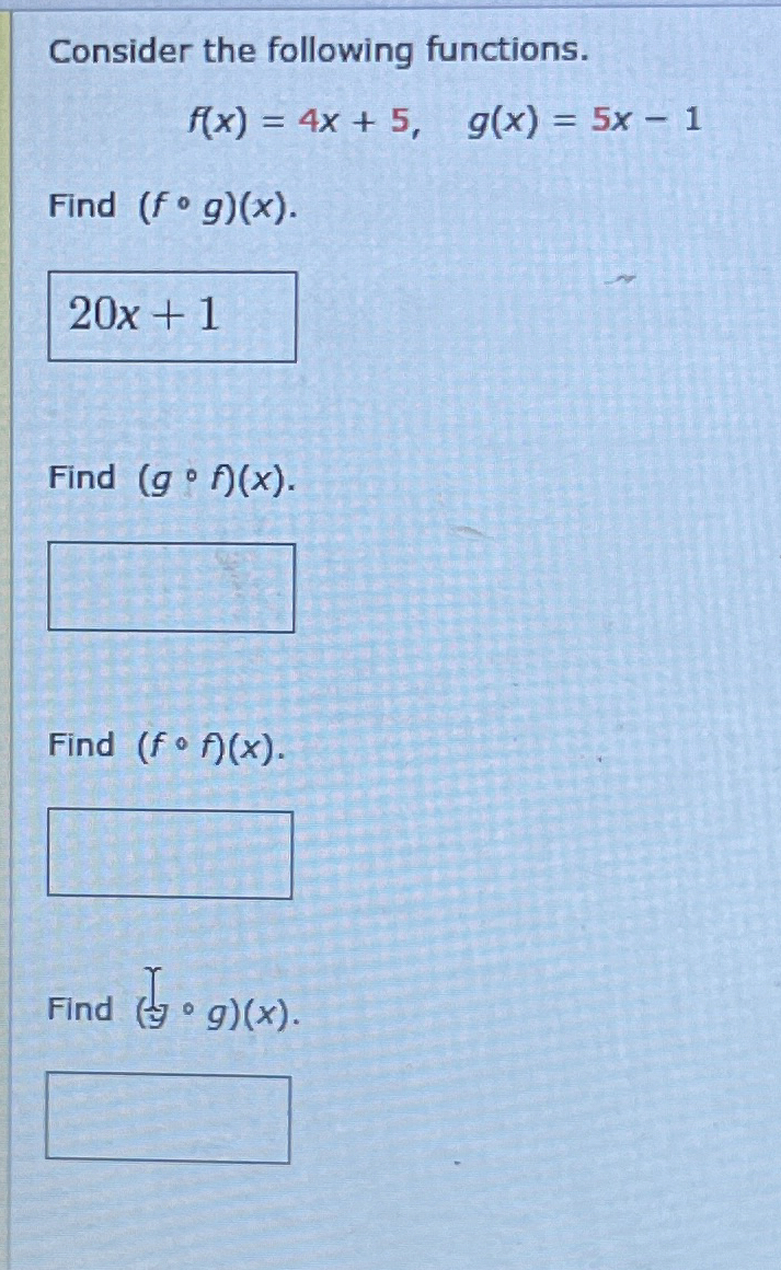 Solved Consider the following | Chegg.com