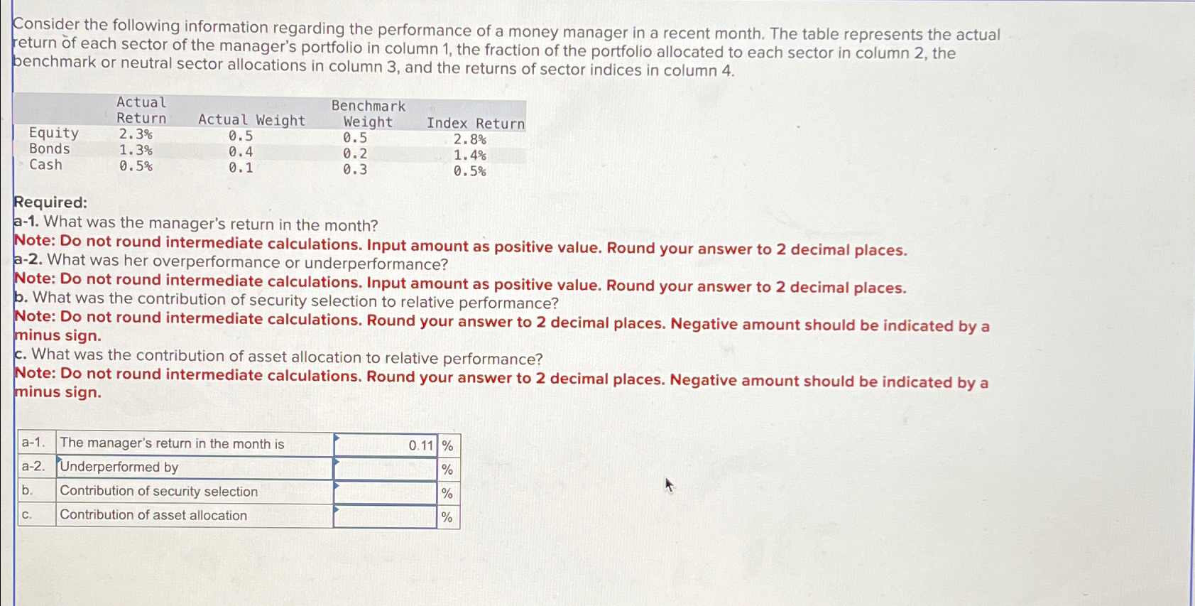 Solved Consider the following information regarding the | Chegg.com