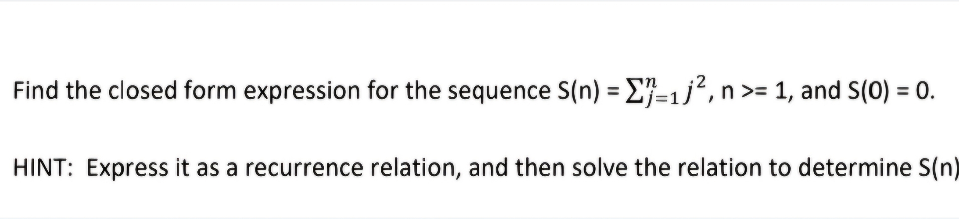Solved Find the closed form expression for the sequence | Chegg.com Solved Find the closed form expression for the sequence | Chegg.com