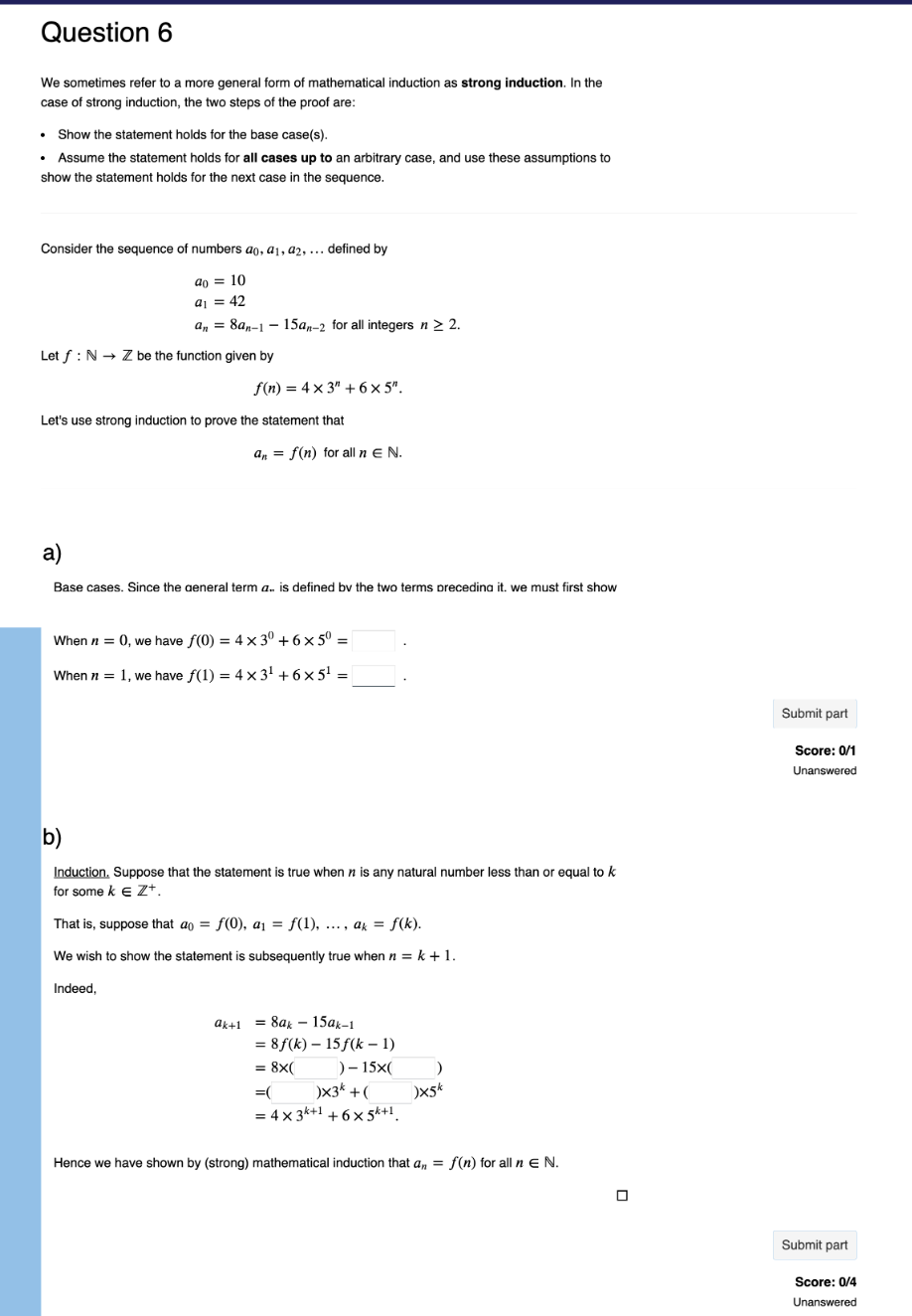Solved Please answer all blanks with explanation. | Chegg.com