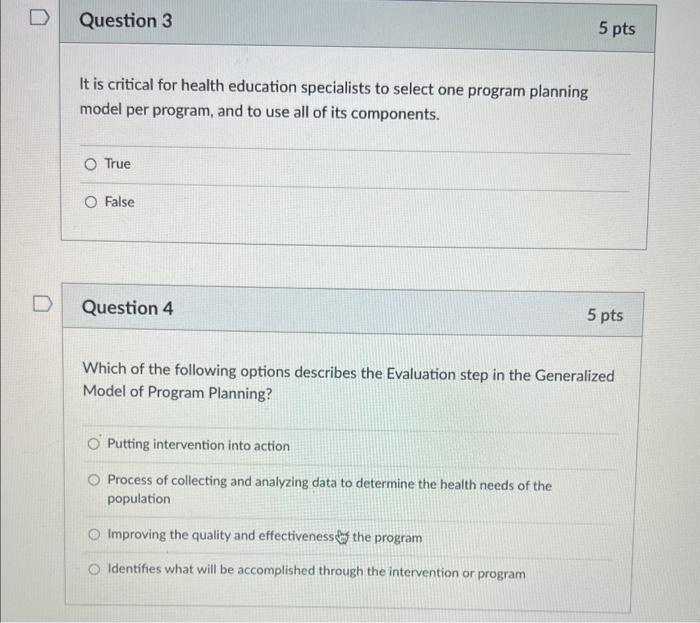 Solved It is critical for health education specialists to | Chegg.com