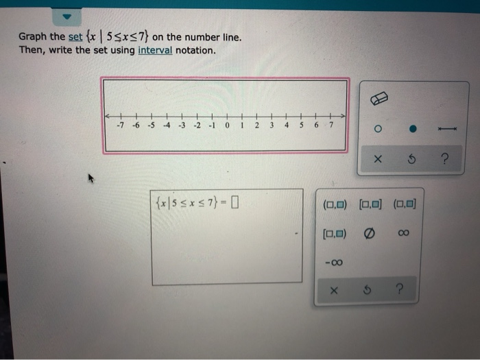 Solved Graph the set x 5 5x