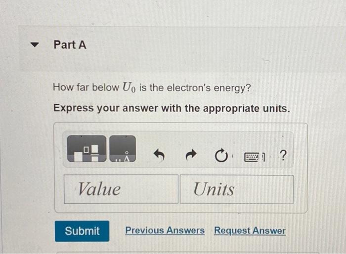 Solved An electron in a finite potential well has a 0.600 nm | Chegg.com