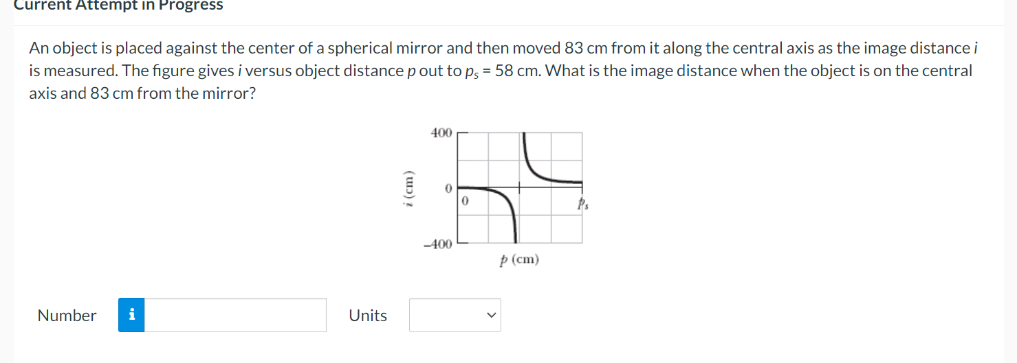 Solved Current Attempt in ProgressAn object is placed | Chegg.com