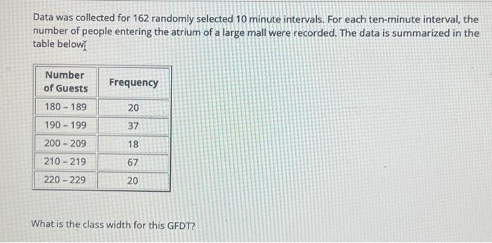 Solved Data was collected for 162 randomly selected 10 | Chegg.com