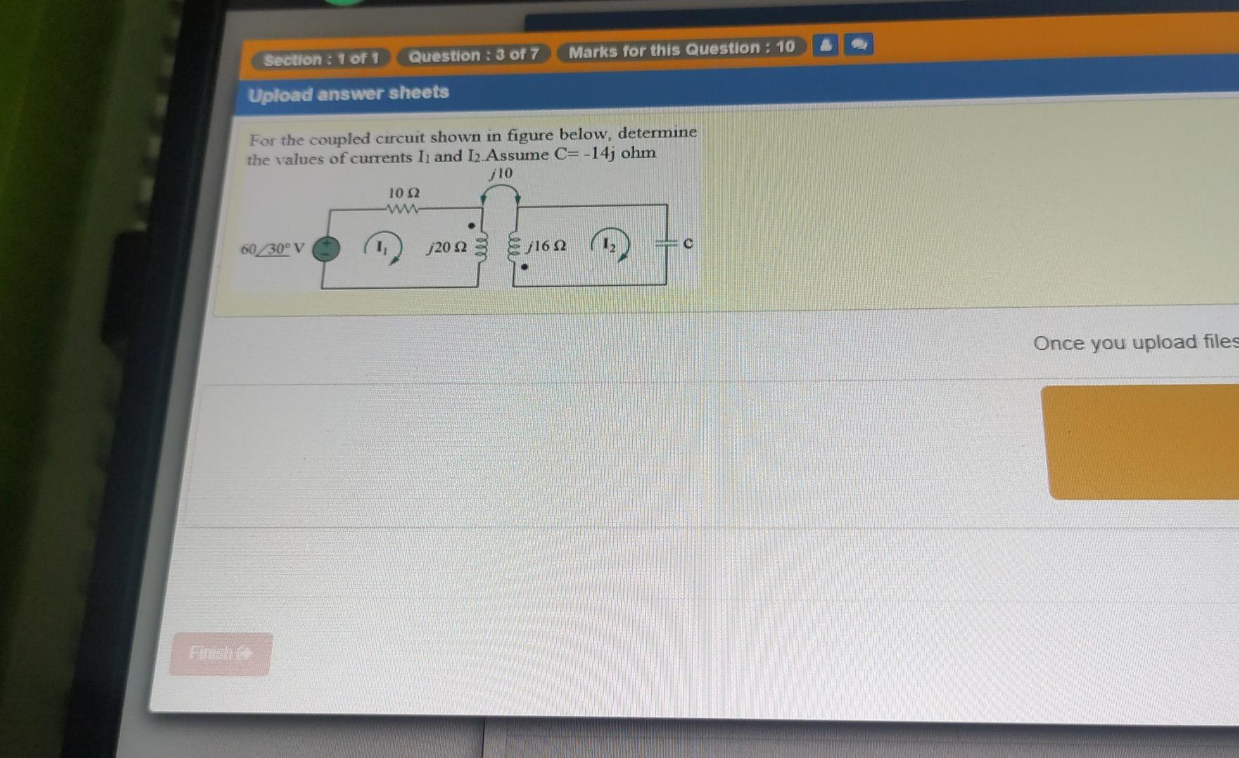 Solved Question : 3 of 7 Section : 1 of 1 Marks for this | Chegg.com