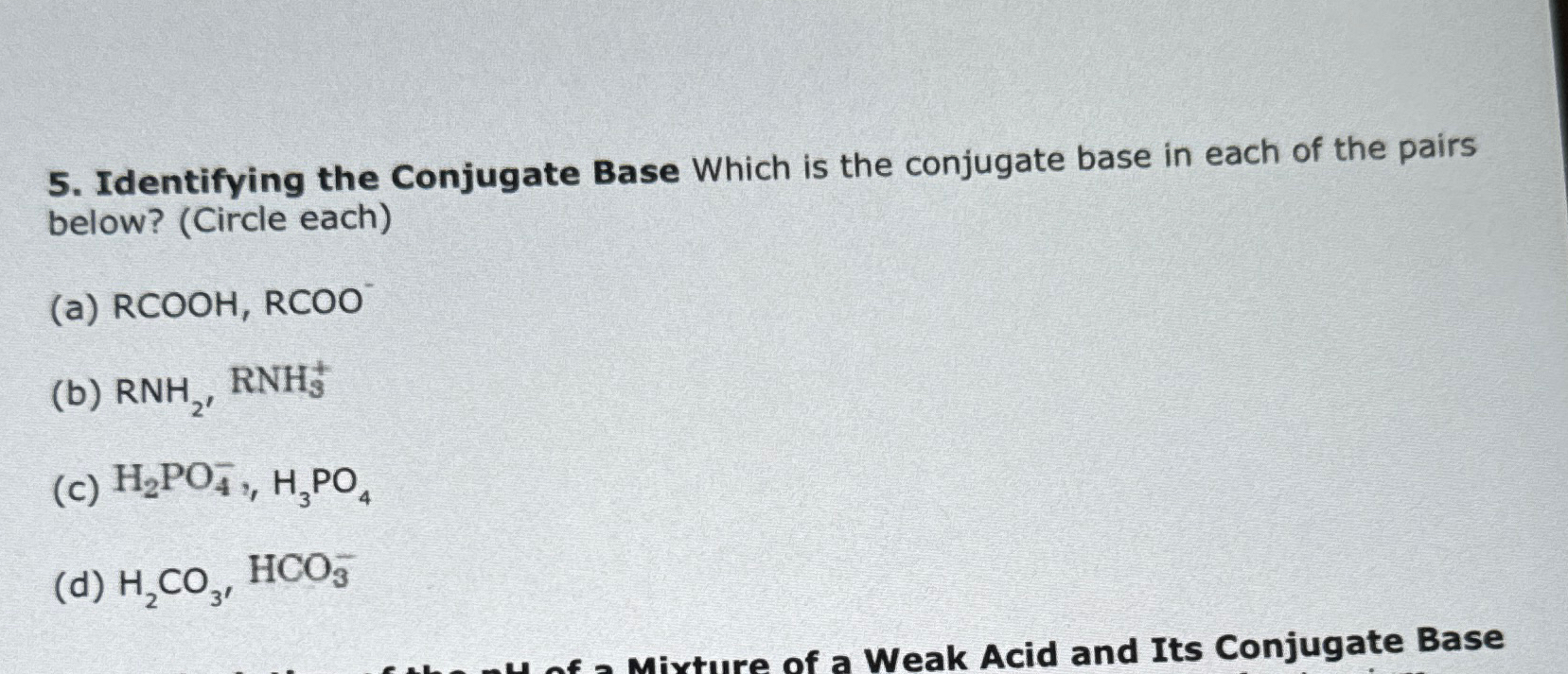 Solved Identifying the Conjugate Base Which is the conjugate | Chegg.com