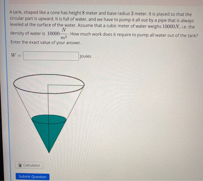 Solved A bucket that has a mass of 20 kg when filled with | Chegg.com