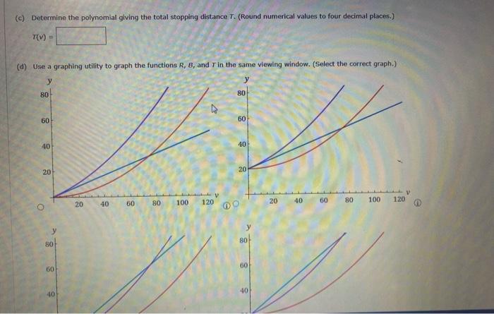 the stopping distance of an automobile on dry level | Chegg.com