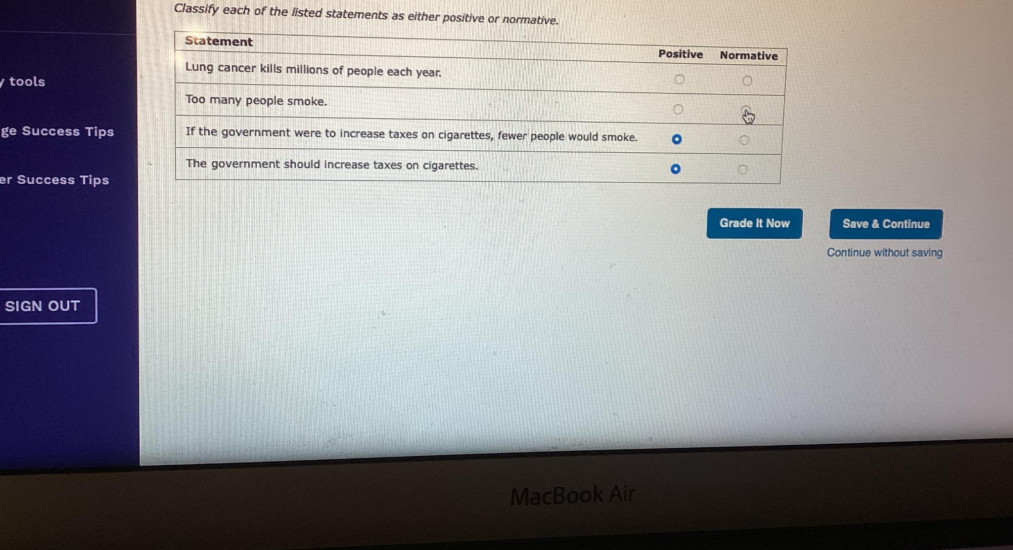 Solved Classify each of the listed statements as either | Chegg.com