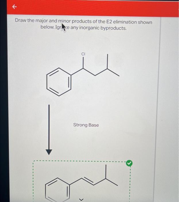 Solved Draw the major product of this elimination. Consider | Chegg.com