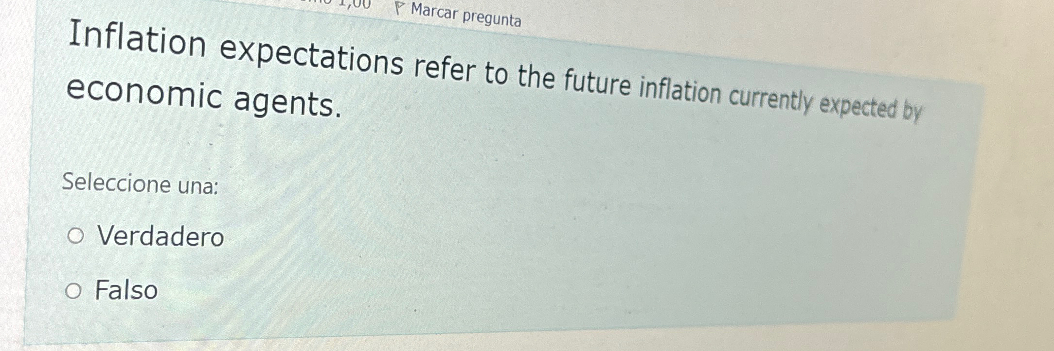 Solved Inflation expectations refer to the future inflation | Chegg.com