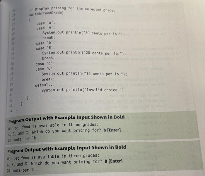 Solved Code Listing 3-15 (PetFood.java) 1 import | Chegg.com