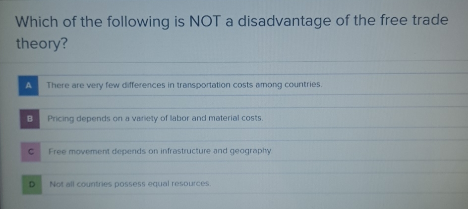 Solved Which of the following is NOT a disadvantage of the | Chegg.com