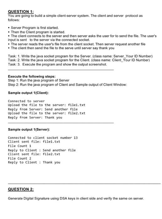 Solved Question 1 You Are Going To Build A Simple 