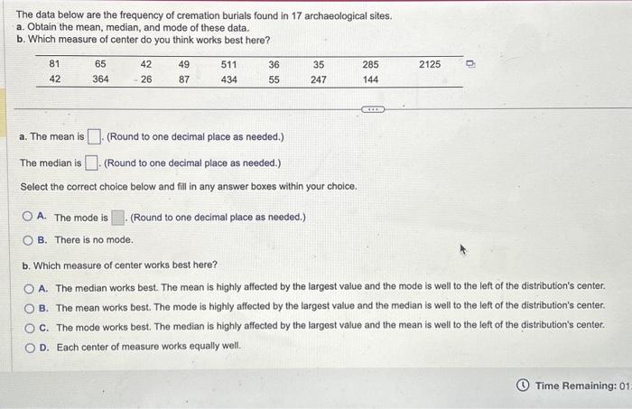 Solved Consider the data set in the accompanying table. | Chegg.com