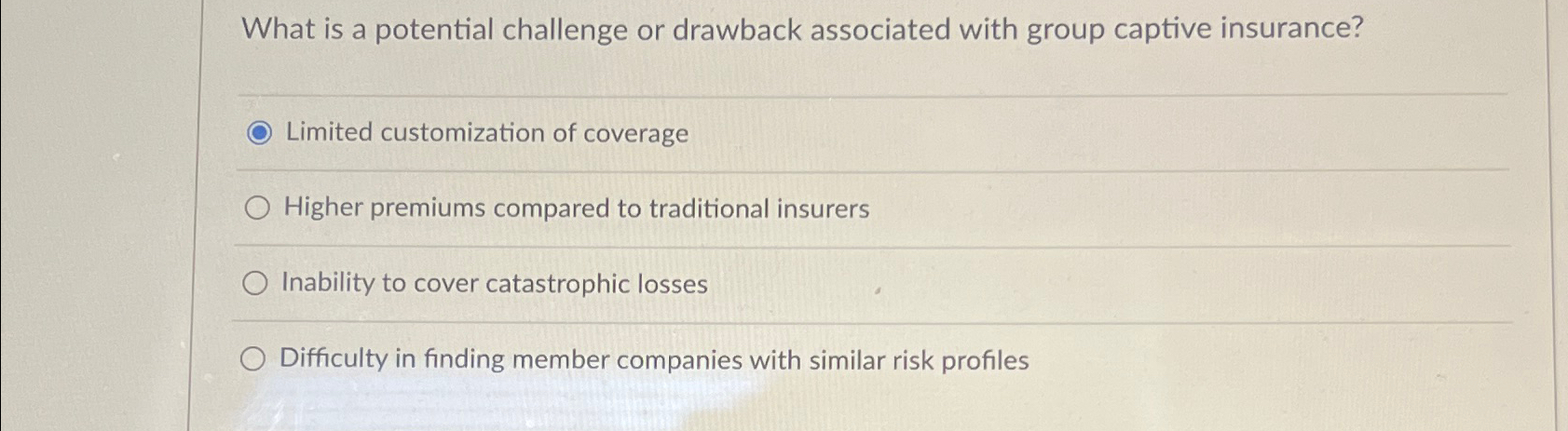 Solved What is a potential challenge or drawback associated | Chegg.com