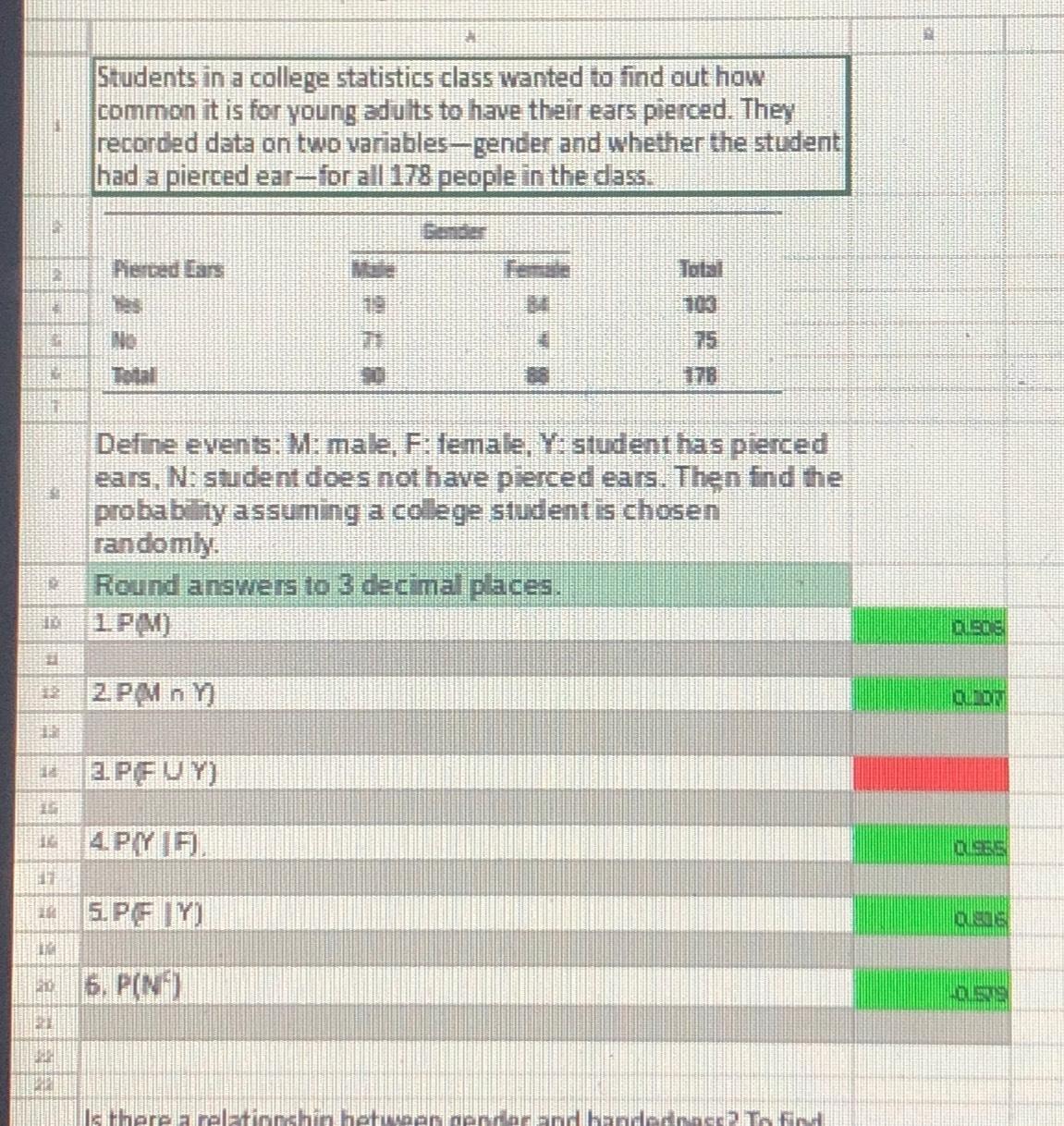 Students in a college statistics class wanted to find | Chegg.com