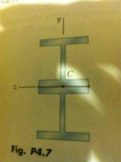 Solved Two W4 x 13 rolled sections are welded together as | Chegg.com