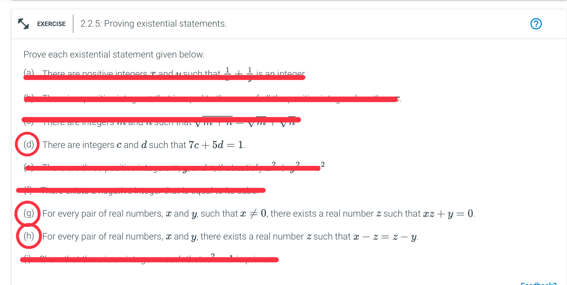 Solved EXERCISE2.2.5: Proving existential | Chegg.com Solved EXERCISE2.2.5: Proving existential | Chegg.com