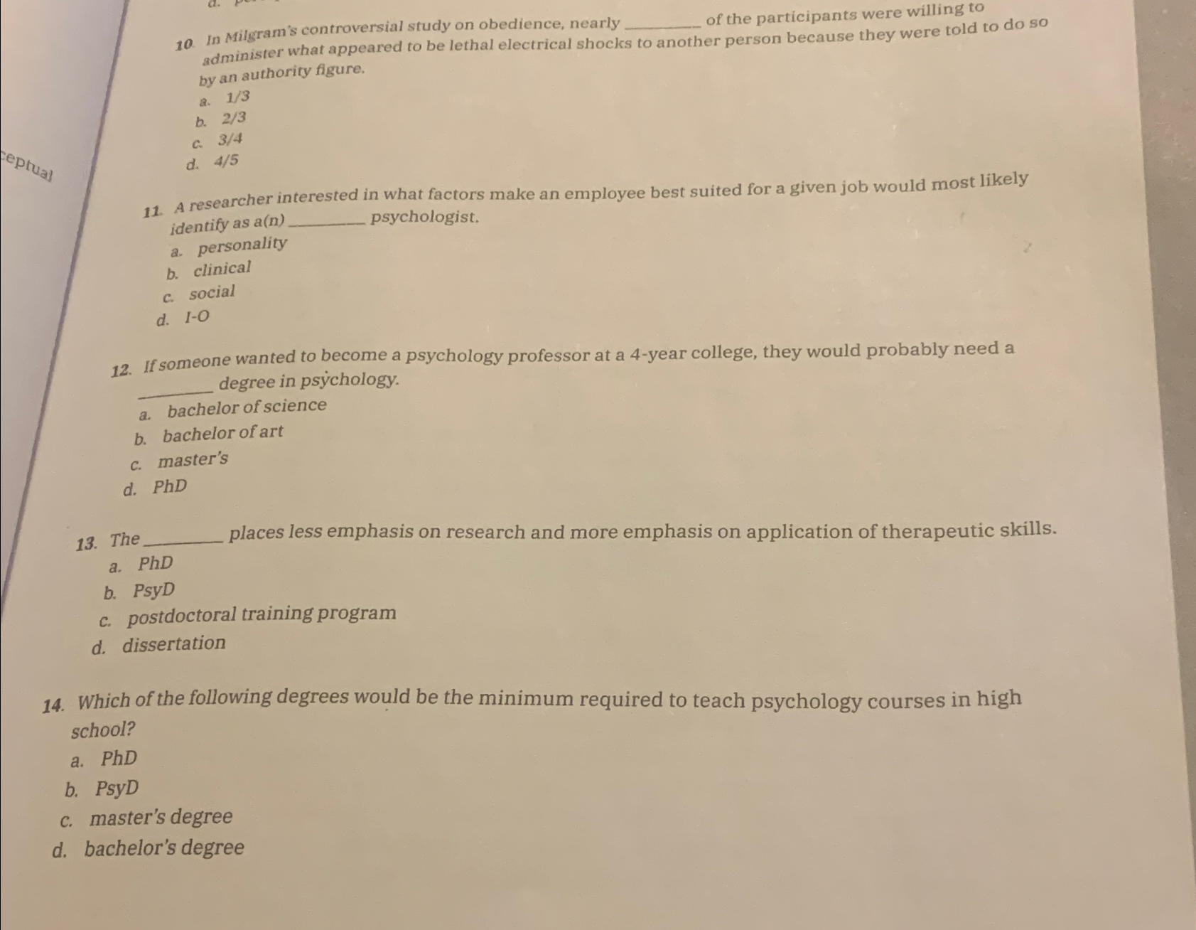 Solved In Milgram's controversial study on obedience, nearly | Chegg.com