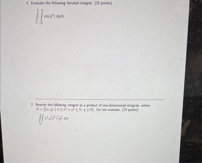 Solved 3. Express the following integral as a | Chegg.com
