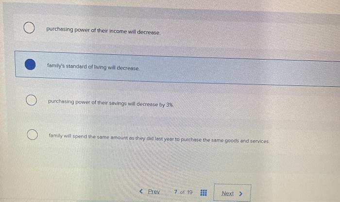 Solved Suppose a family's income increases by 3 percent at | Chegg.com
