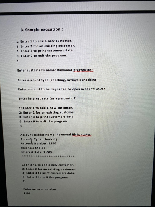 Solved Define the class bankAccount to implement the basic | Chegg.com