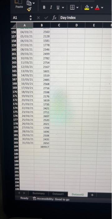 PFA, two excel sheets with data from google demo | Chegg.com