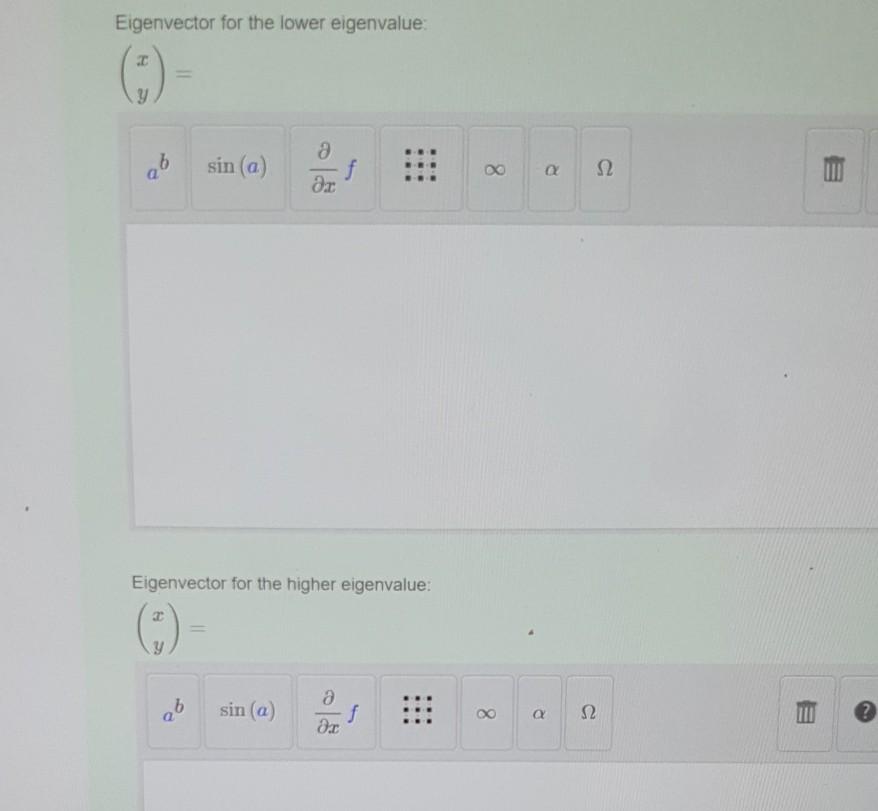 Solved Find the eigenvalues and eigenvector of the following | Chegg.com