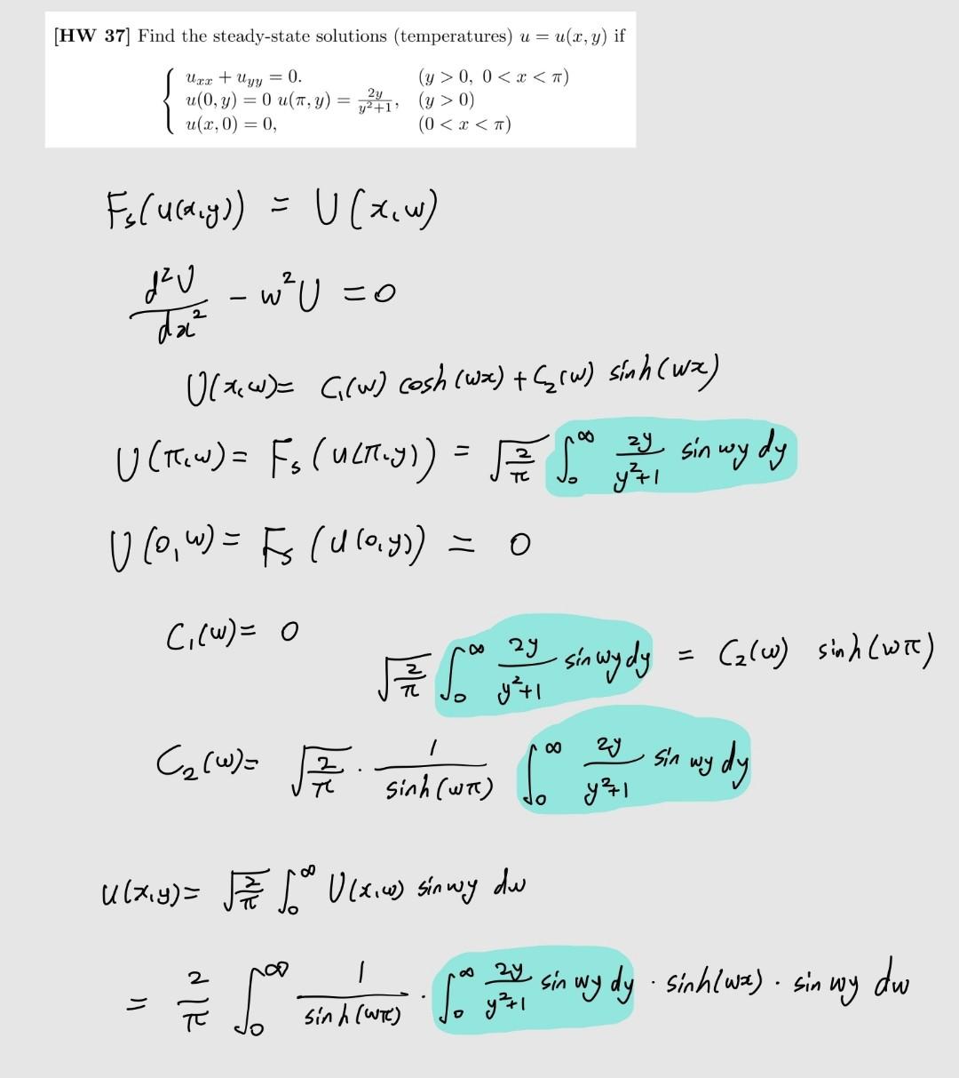 Solved [HW 37] Find the steady-state solutions | Chegg.com