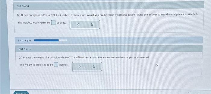 Solved (a) Compute the least-squares regression line for | Chegg.com