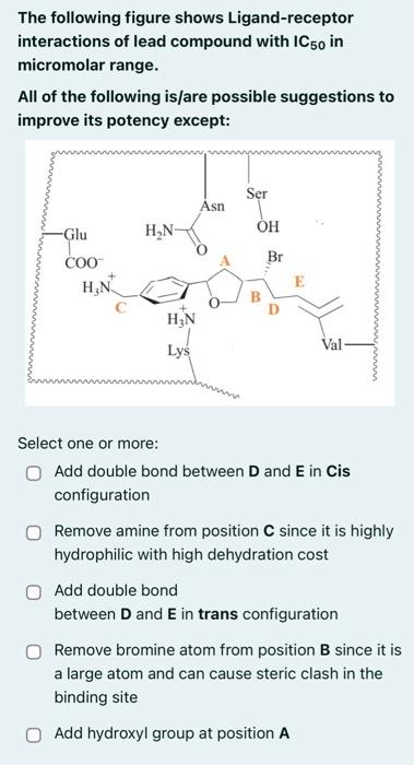 [Solved]: The following figure shows Ligand-receptor intera