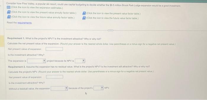 Solved Consider how Pine Valley, a popular sk resort, could | Chegg.com