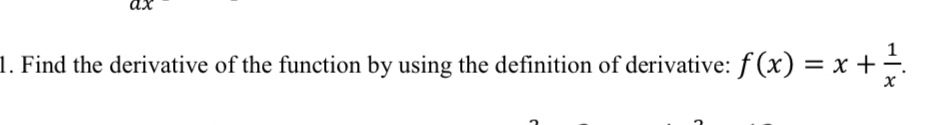 Solved Find the derivative of the function by using the | Chegg.com
