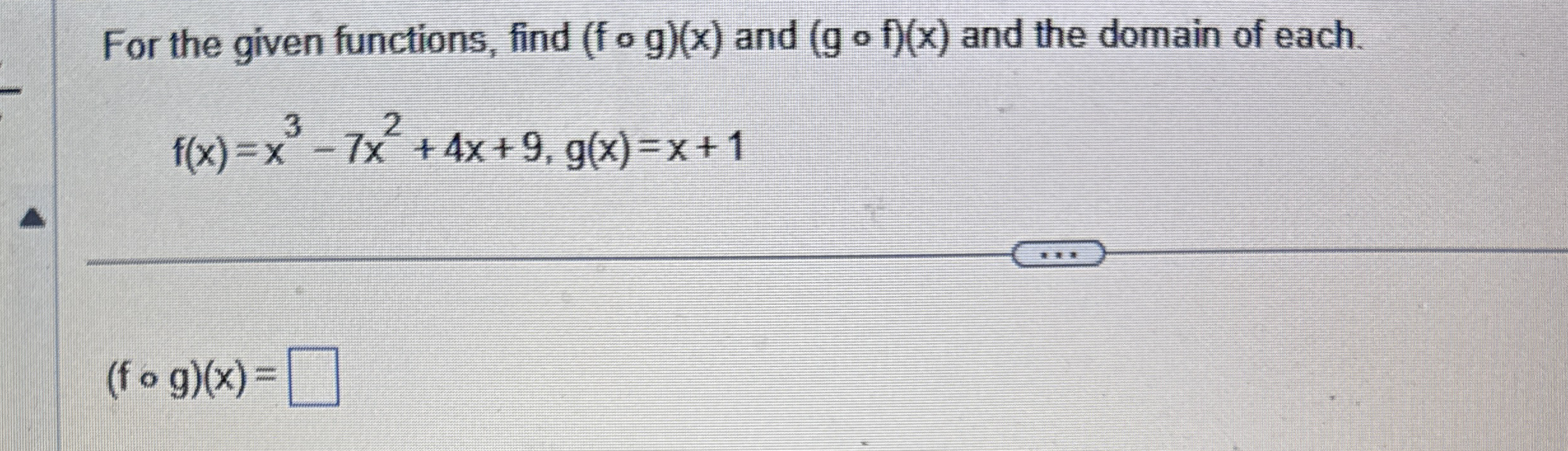 Solved For the given functions, find (f@g)(x) ﻿and (g@f)(x) | Chegg.com