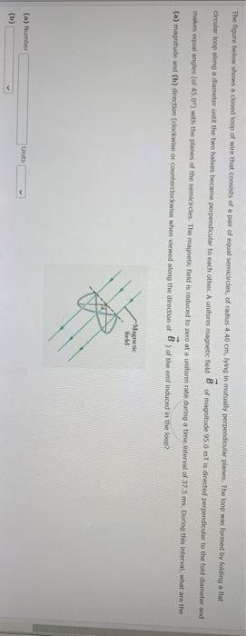Solved The figure below shows a closed loop of wire that | Chegg.com
