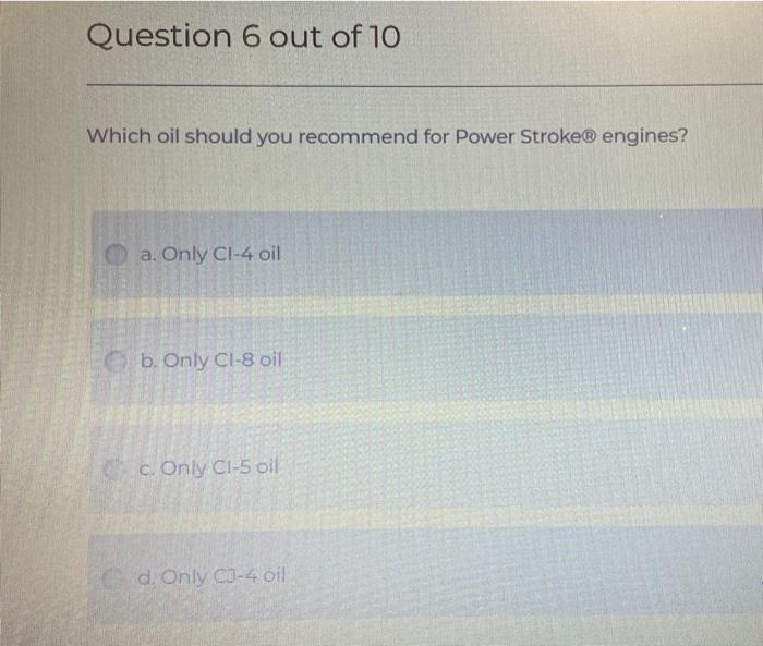 What is a benefic of using Ford/Motorcraft diesel | Chegg.com