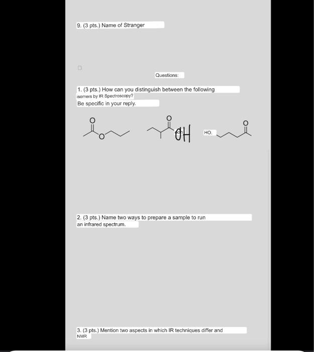 * molecular Formula =C3H7NO Degree of unsaluration | Chegg.com