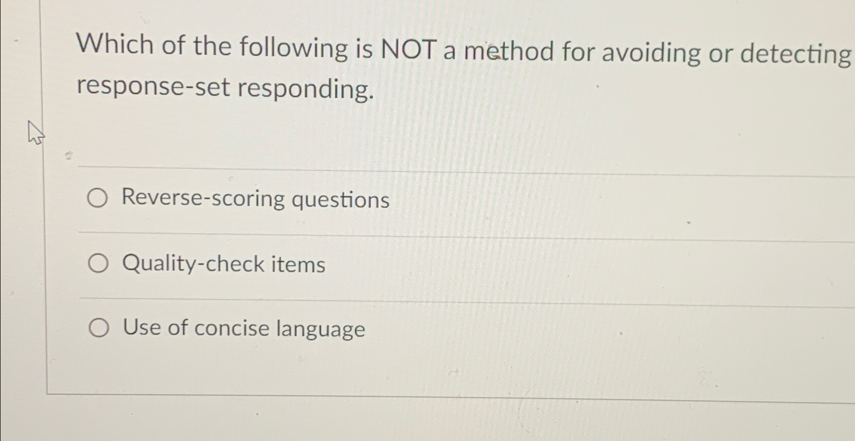 Solved Which of the following is NOT a method for avoiding | Chegg.com
