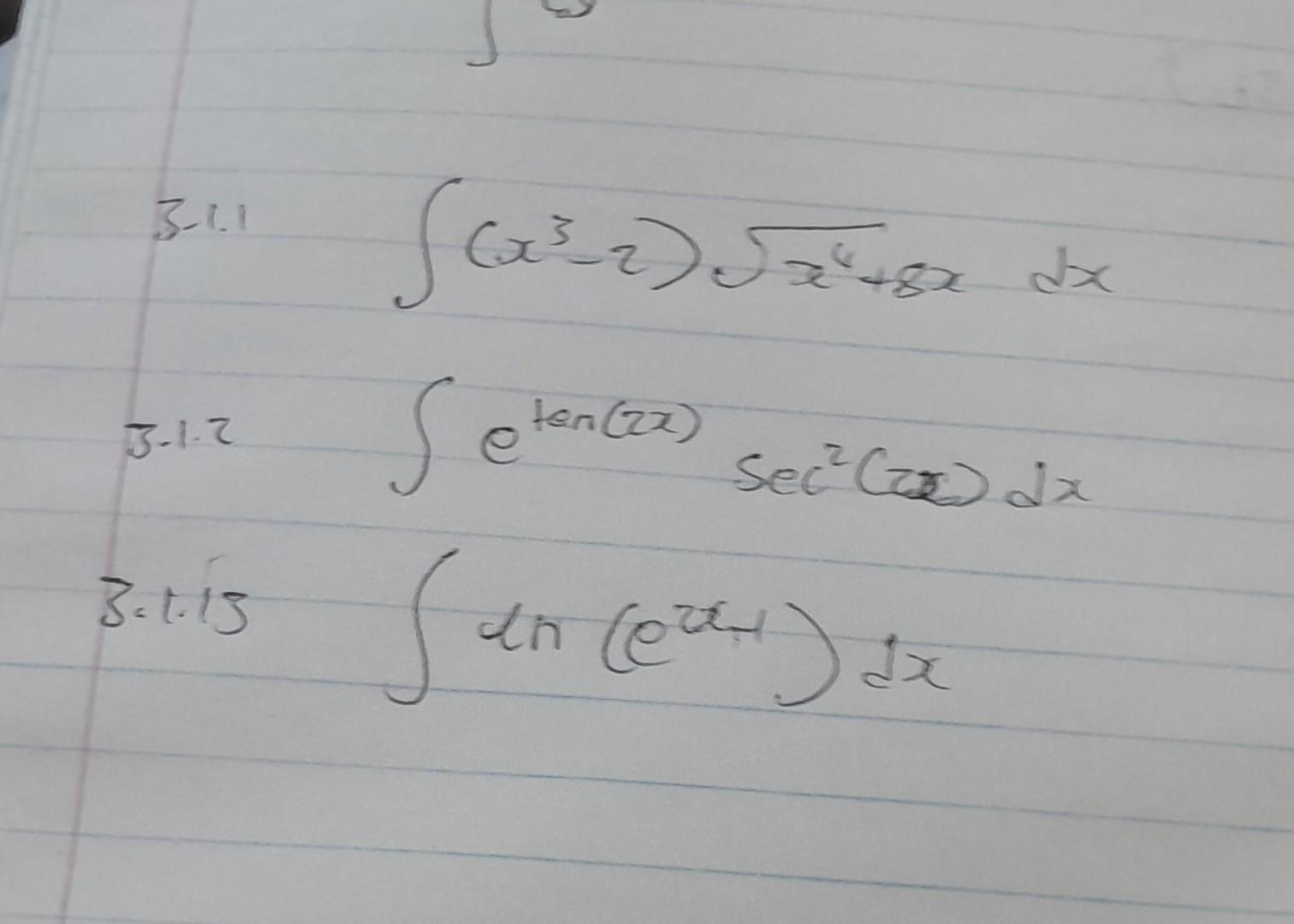 Solved x3 2 x4 8xdx Chegg